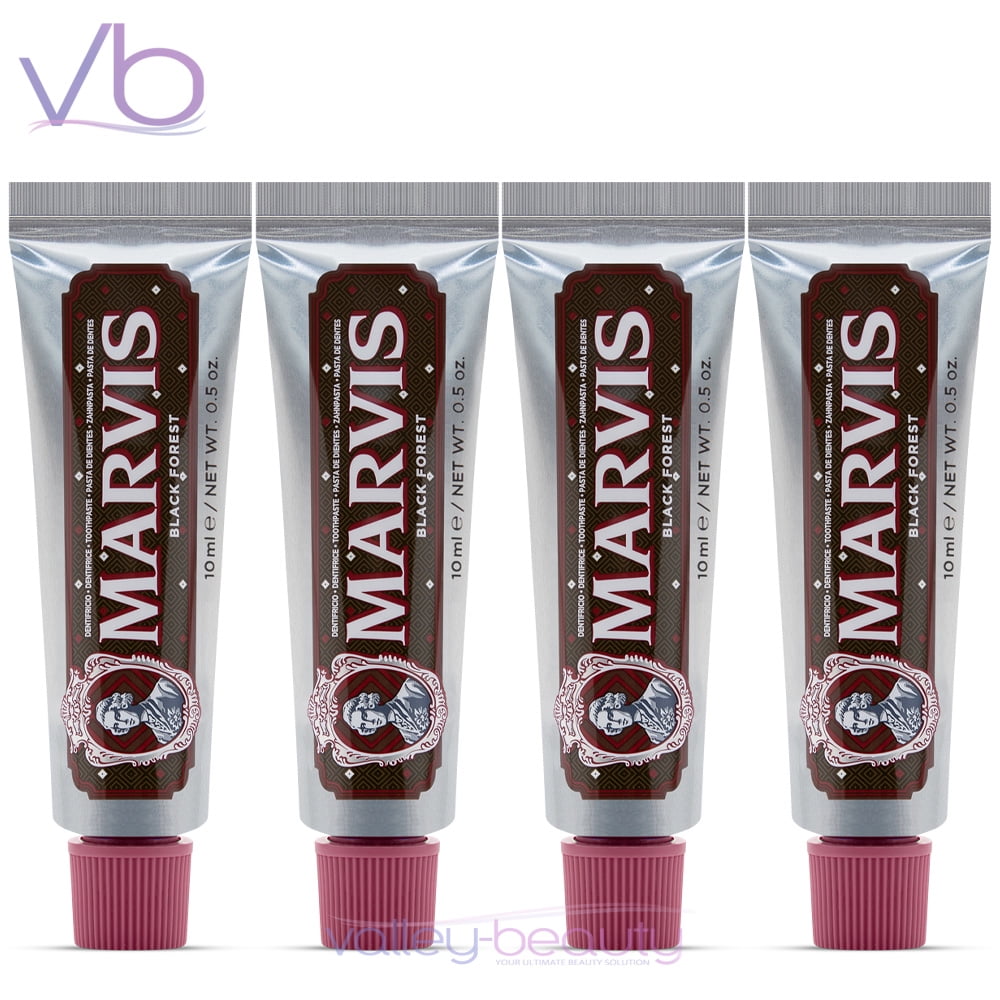 Marvis Black Forest | Toothpaste with Dark Chocolate Flavor, 4x10ml ...