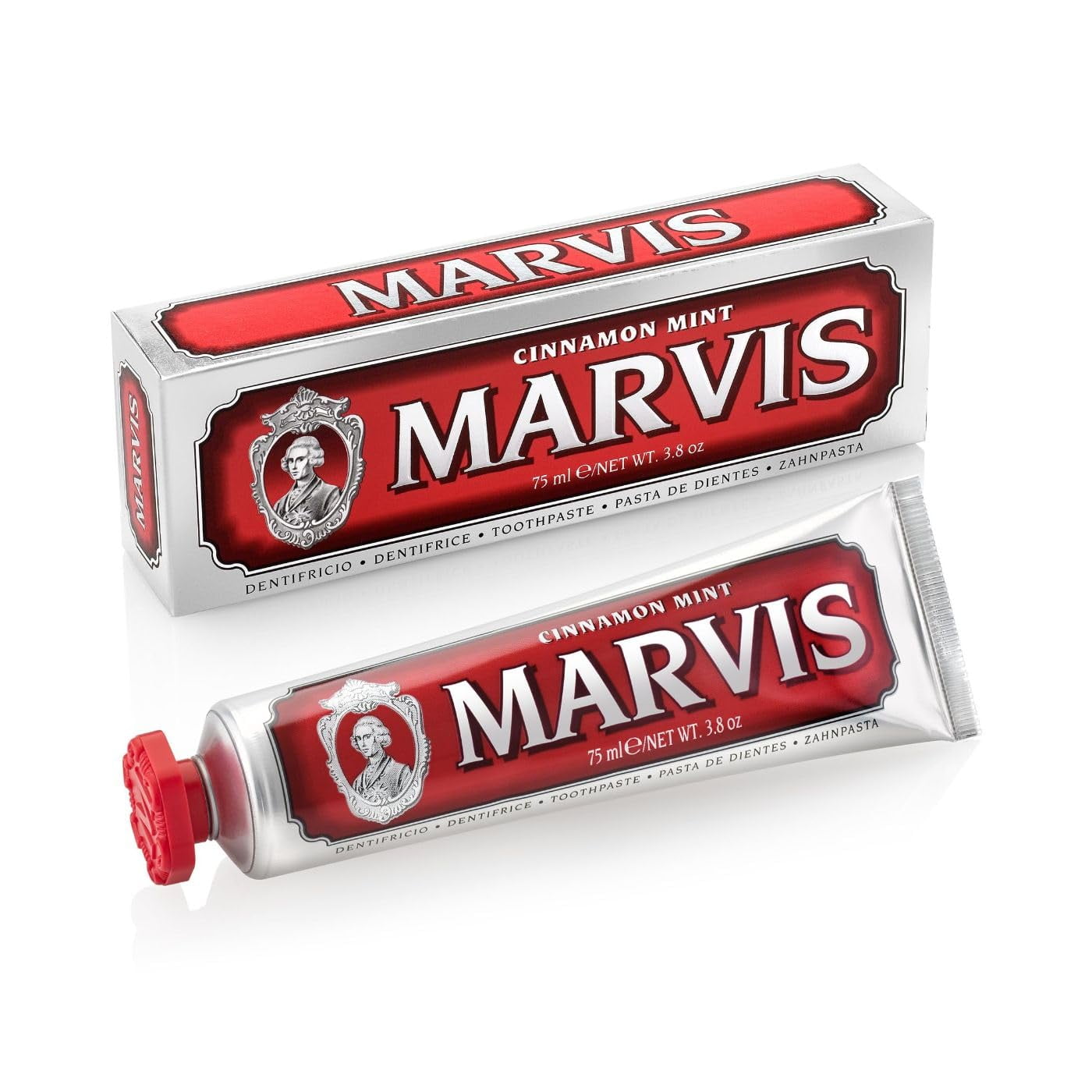 Marvis Cinnamon Mint Toothpaste, IFF17 3.8 oz - Walmart.com