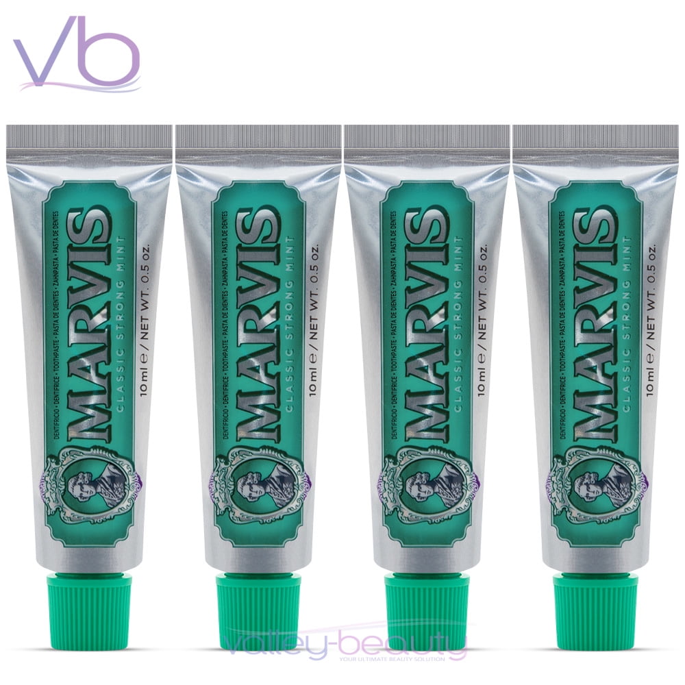 Marvis Classic Strong Mint | Rich and Creamy Toothpaste with 'Piperita ...