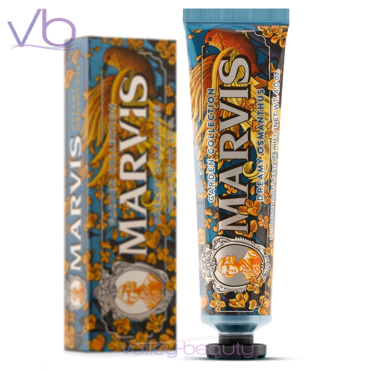 Marvis Dreamy Osmanthus Toothpaste 75ml Floral Toothpaste with ...