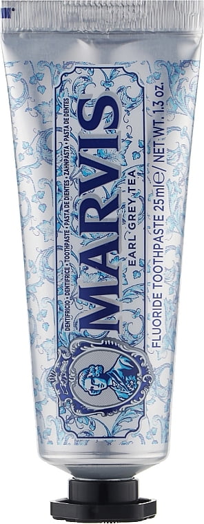Marvis Earl Grey Tea Toothpaste (limited Edition) 25 Ml / 1.3 oz ...