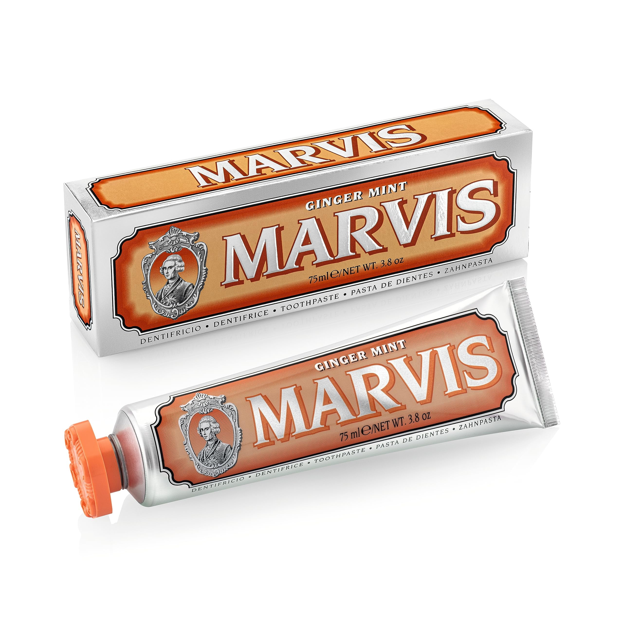 Marvis Ginger Mint Toothpaste, IFF17 3.86 oz - Walmart.com