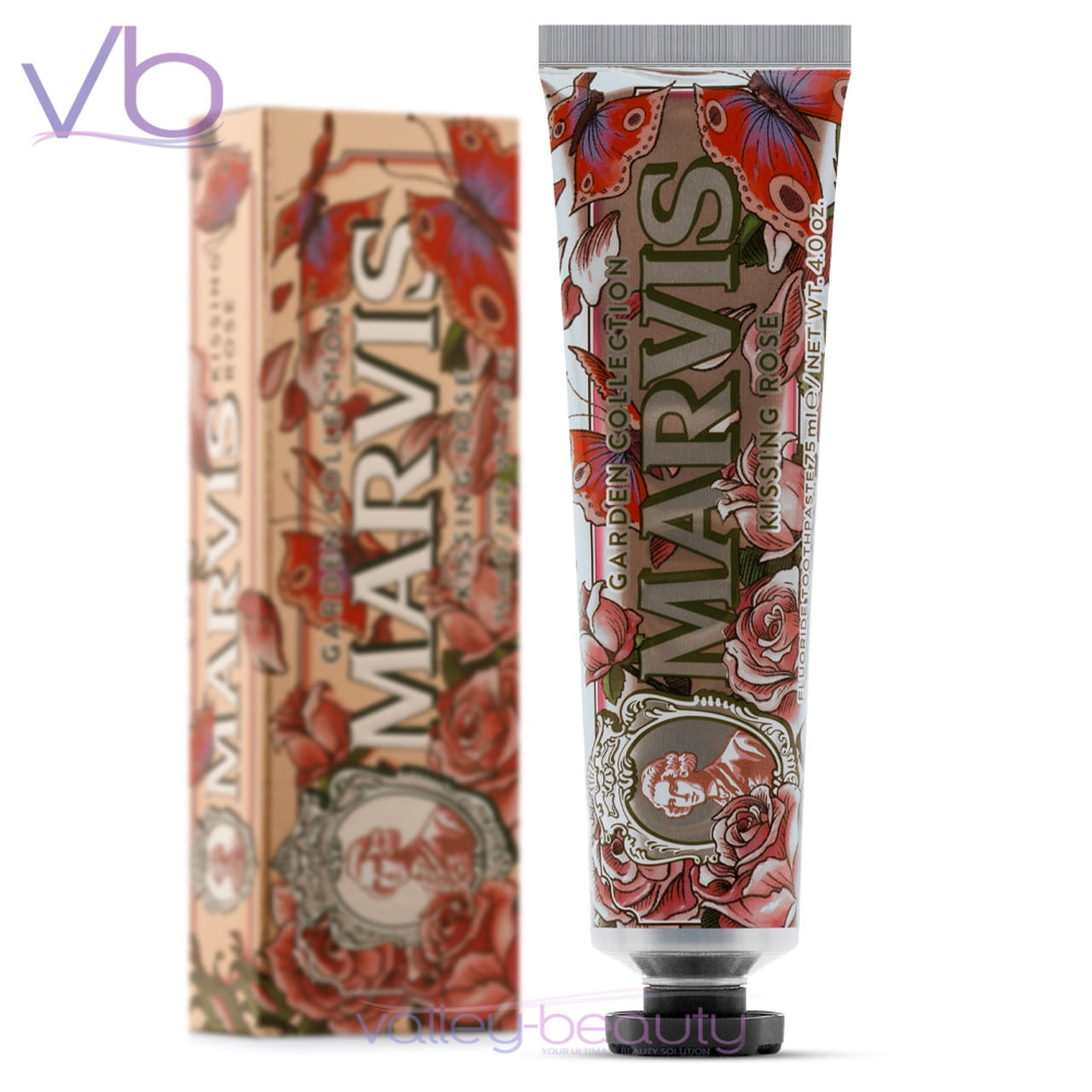 Marvis Kissing Rose | Limited Rich and Creamy Limited Edition ...
