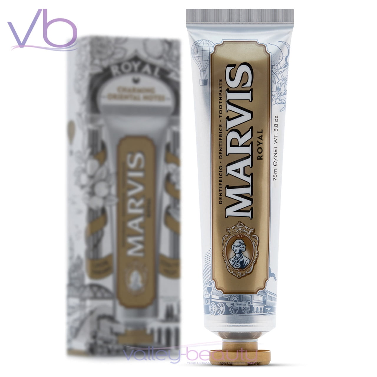 Marvis Royal | Rich and Creamy Toothpaste with Zesty Italian Lemon ...