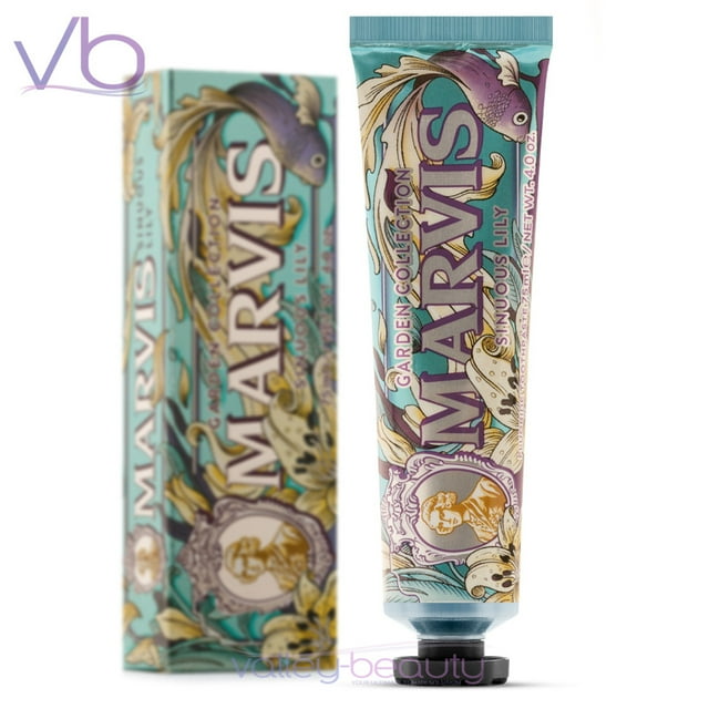 Marvis Fresh Mint Sinuous Lily Toothpaste, 75 ml - Walmart.com