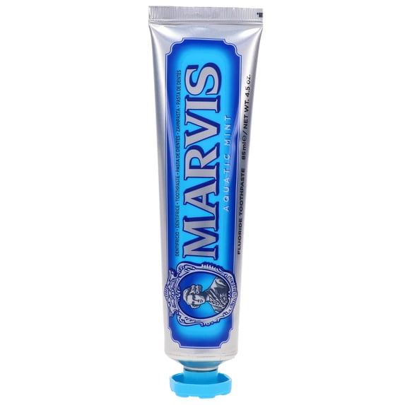 Marvis Toothpaste, Aquatic Mint, 4.5 oz, toothpaste for fresh breath ...