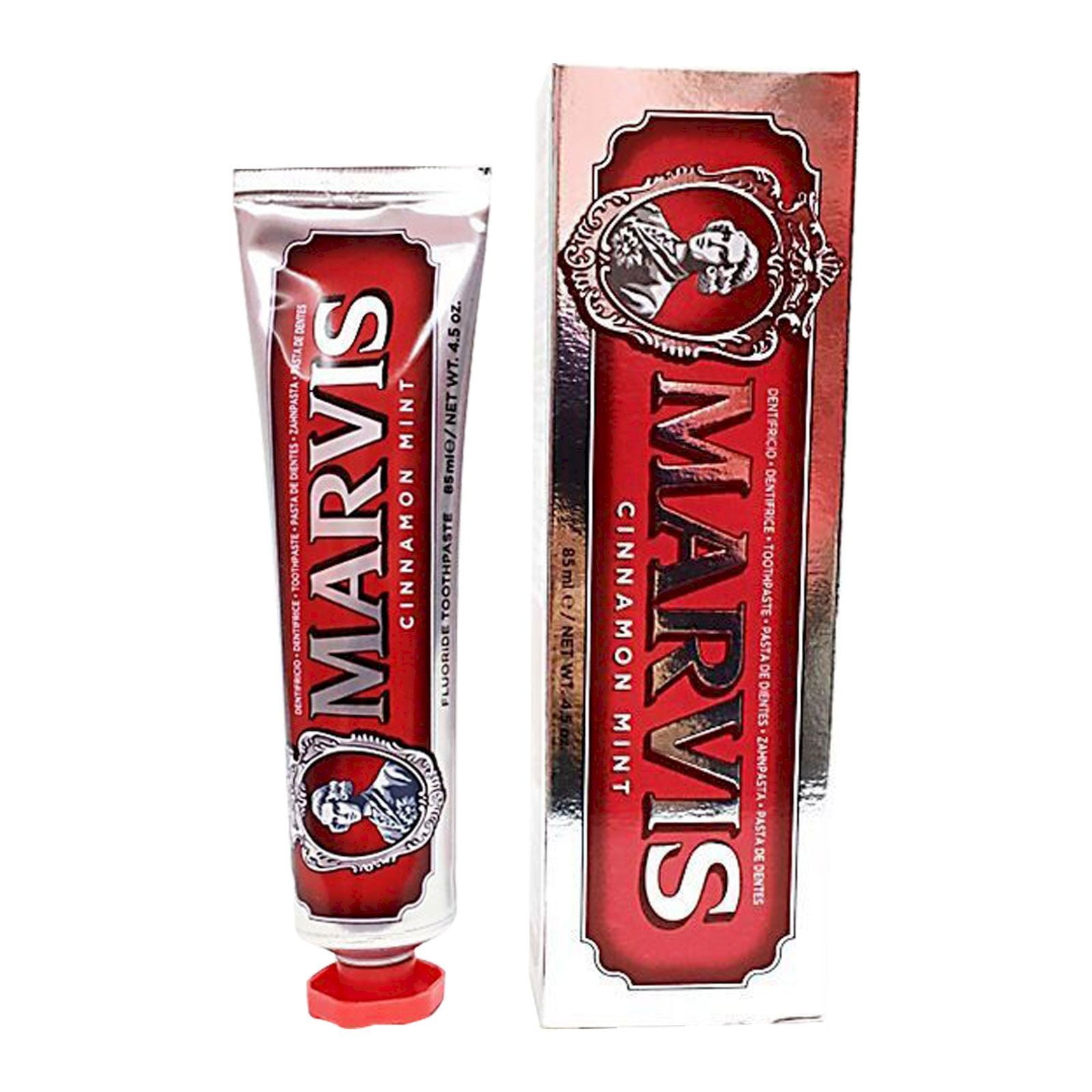 Marvis Toothpaste Cinnamon Mint 4.5 oz - Walmart.com