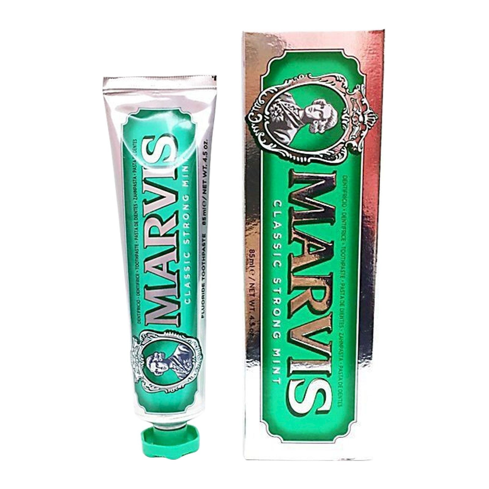 Marvis Toothpaste Classic Strong Mint 4.5 oz - Walmart.com
