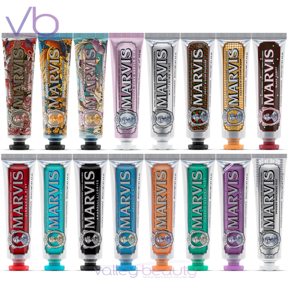 Marvis Toothpaste Large Tube Collection | Luxurious and Creamy Italian ...