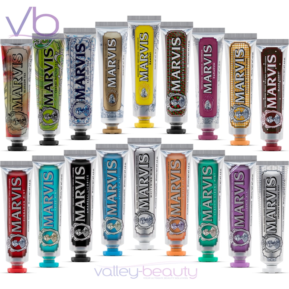 Marvis Toothpaste Large Tube Collection | Luxurious and Creamy Italian ...