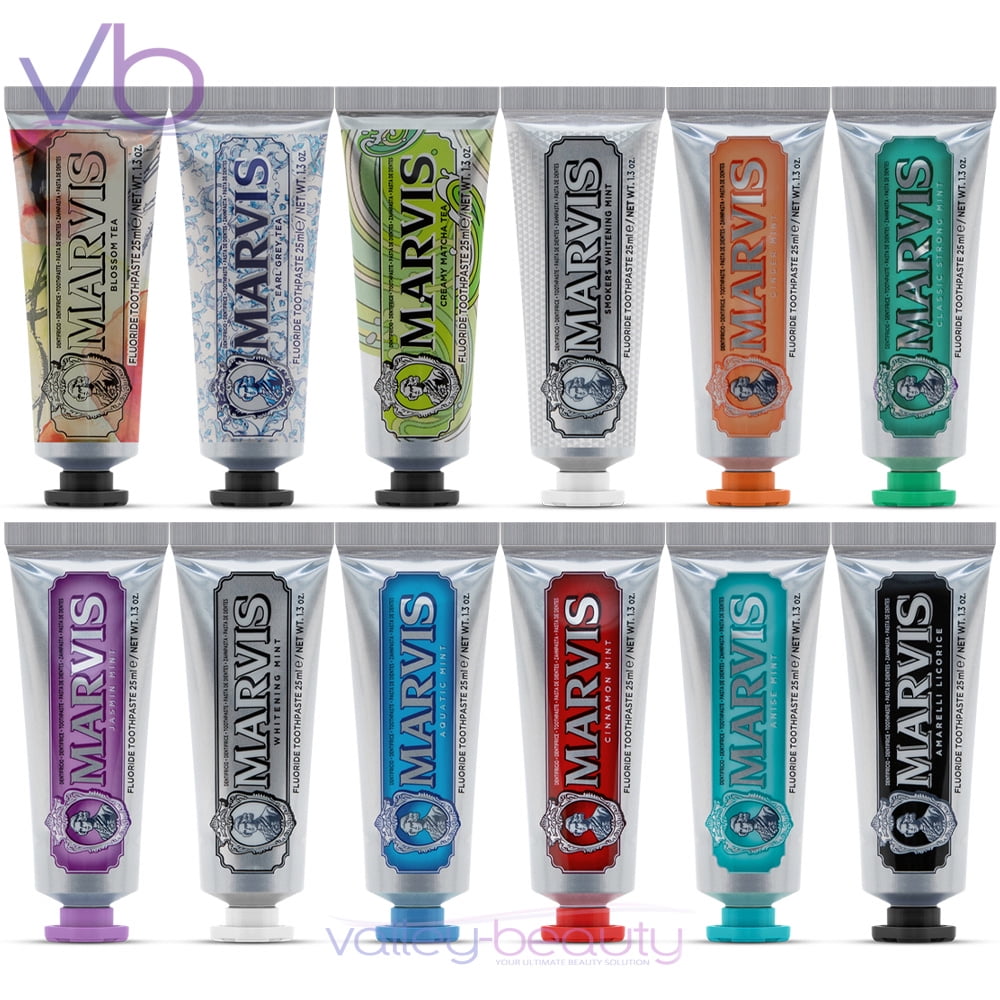 Marvis Toothpaste Small Tube Collection | Luxurious and Creamy Italian ...