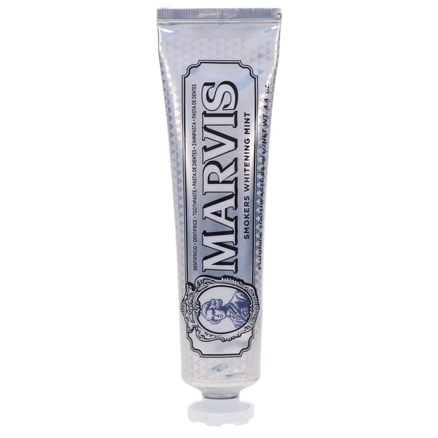 Marvis Toothpaste Smokers Whitening Mint 4.4 oz - Walmart.com