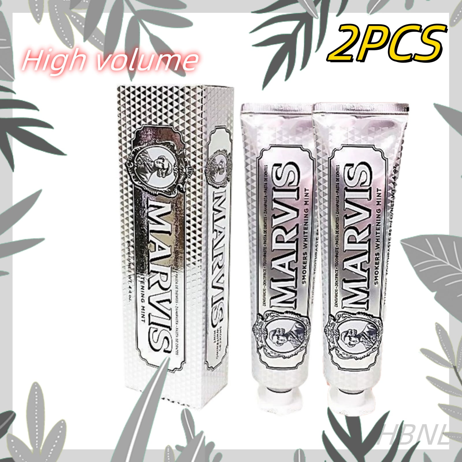 Marvis Toothpaste Mint 85ml/4.5oz (2PCS) - Walmart.com