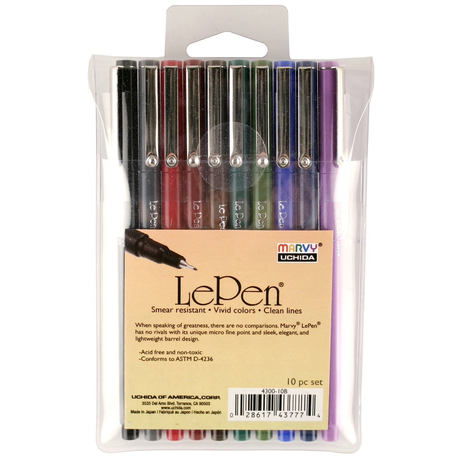 LE PEN 10 PIECE DARK SET - Walmart.com