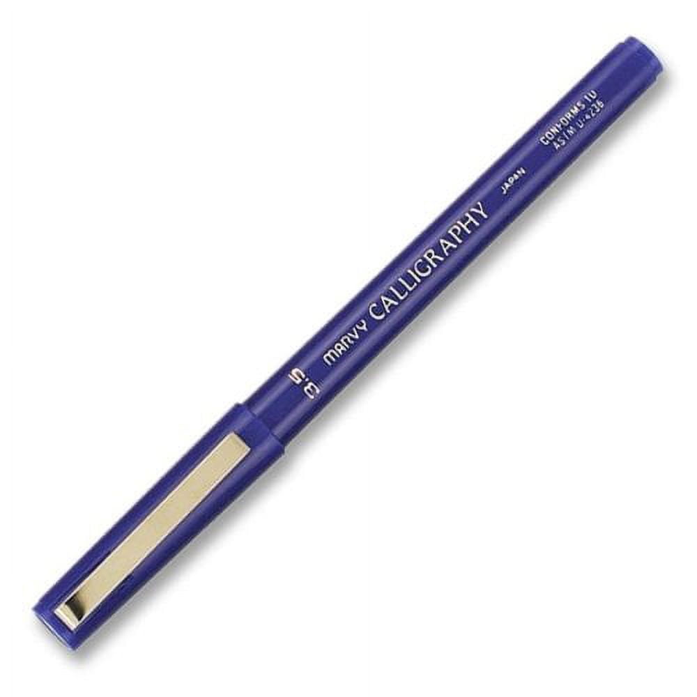 Marvy Calligraphy Marker - Medium Pen Point Type - 3.5 mm Pen Point ...