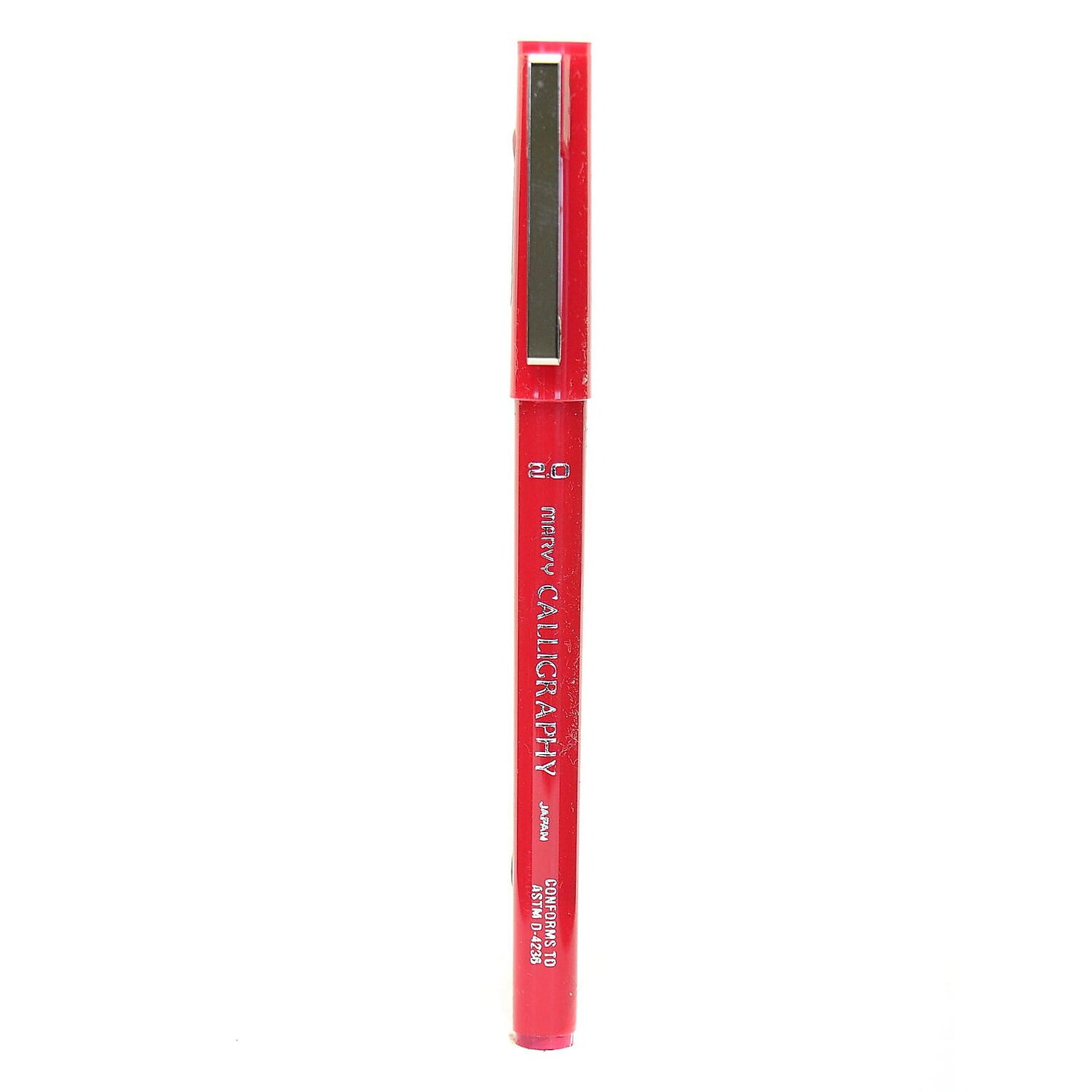 Marvy Uchida 6000 Calligraphy Pens Fine Nib Red Ink 12/Pack (68964-PK12 ...
