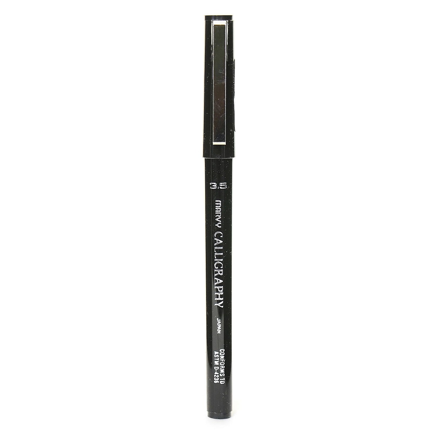 Marvy Uchida 6000 Calligraphy Pens Medium Nib Black Ink 12/Pack (84048 ...