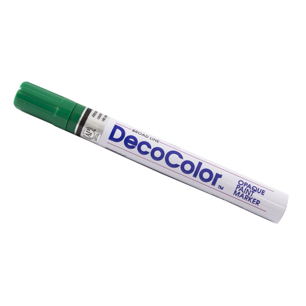Marvy Uchida Broad Line Opaque Paint Marker, Green, 1/Pack - Walmart.com