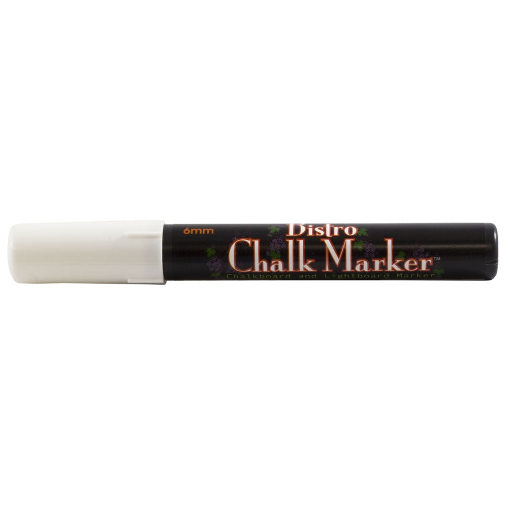 Marvy Uchida Broad Point Chalk Marker, White, 1/Pack - Walmart.com