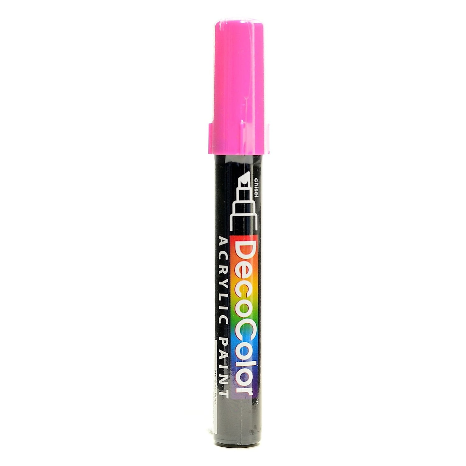 Marvy Uchida Decocolor Acrylic Paint Markers pink chisel tip [Pack of 6 ...