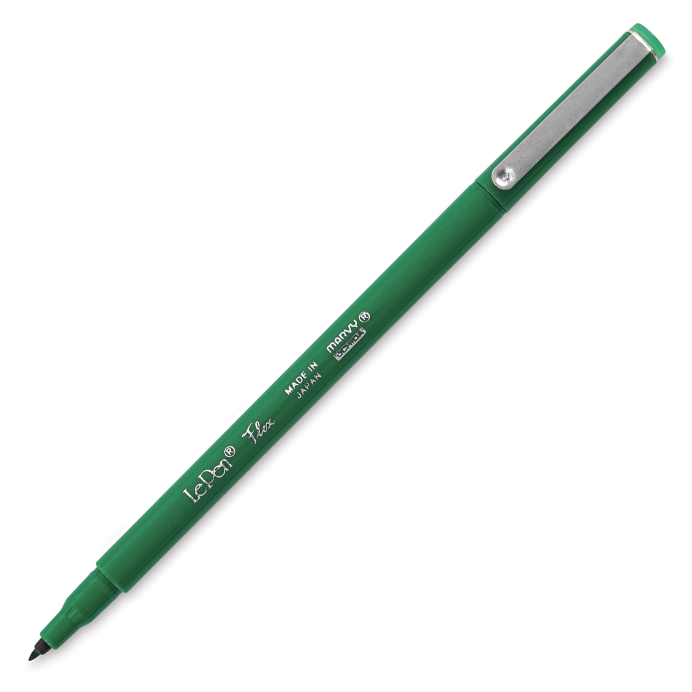 Marvy Uchida LePen Flex Marker - Green - Walmart.com