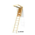 Marwin A-100 Atlas Attic Ladder, 25.5 x 54 in., 8 ft. 9 in. Ceiling ...