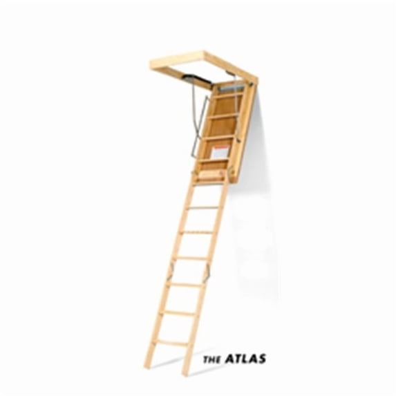 Marwin Attic Ladder, 22.5 x 54 in., 10 ft. Ceiling Height, 250 lb Duty ...