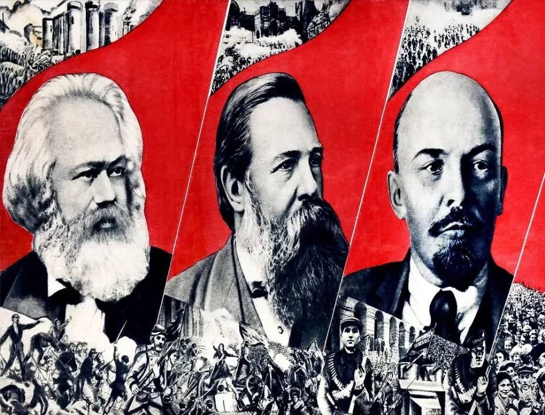 .Marx,Engels,Lenin communist POSTER.Home room Decor.Graphic house art ...