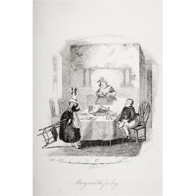 Mary And The Fat Boy Illustration From The Charles Dickens Novel The ...