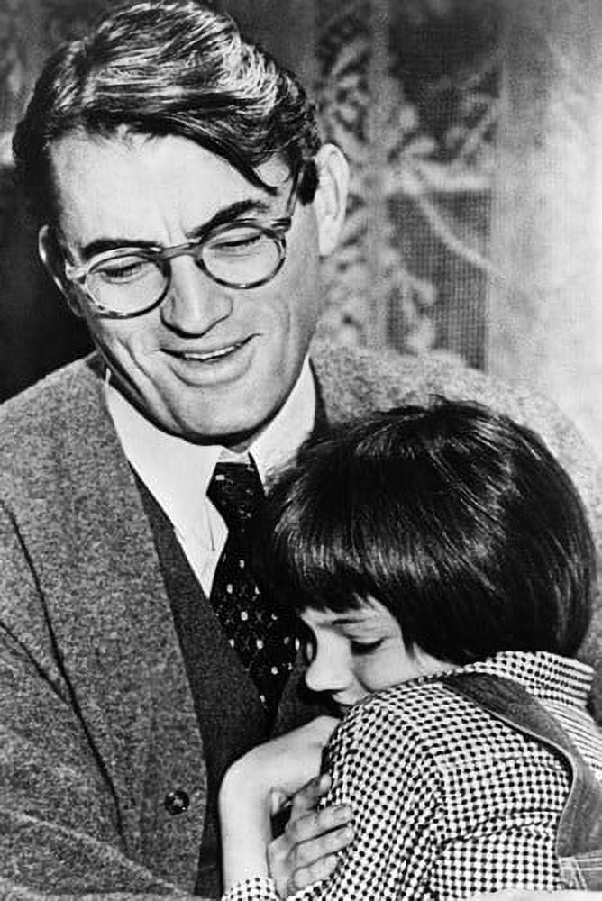 Mary Badham Hugging Gregory Peck To Kill A Mockingbird 24x36 Poster ...