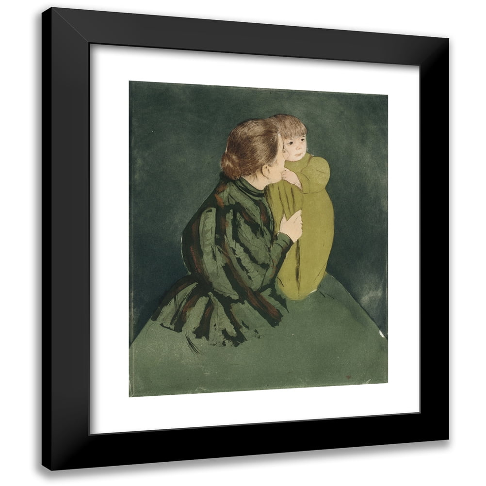 Mary Cassatt 15x18 Black Modern Framed Museum Art Print Titled
