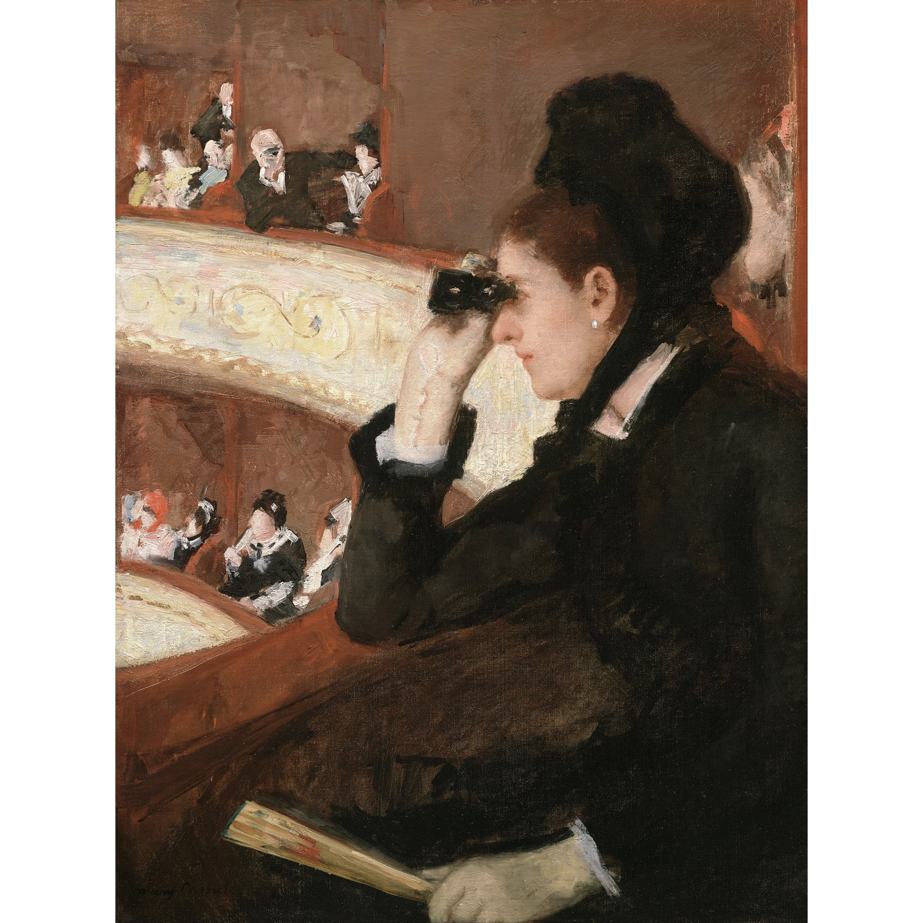 Mary Cassatt In The Loge Extra Large Art Print Wall Mural Poster ...