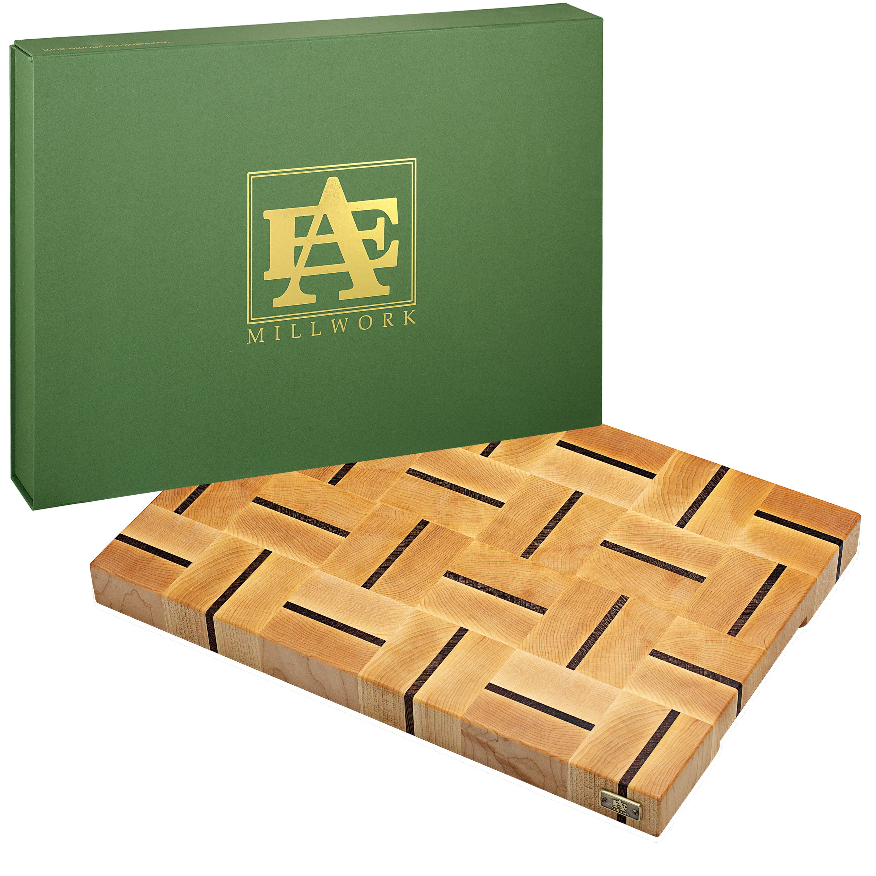 Mary Cutting Board Maple & Wenge Wood End Grain Handmade - Walmart ...