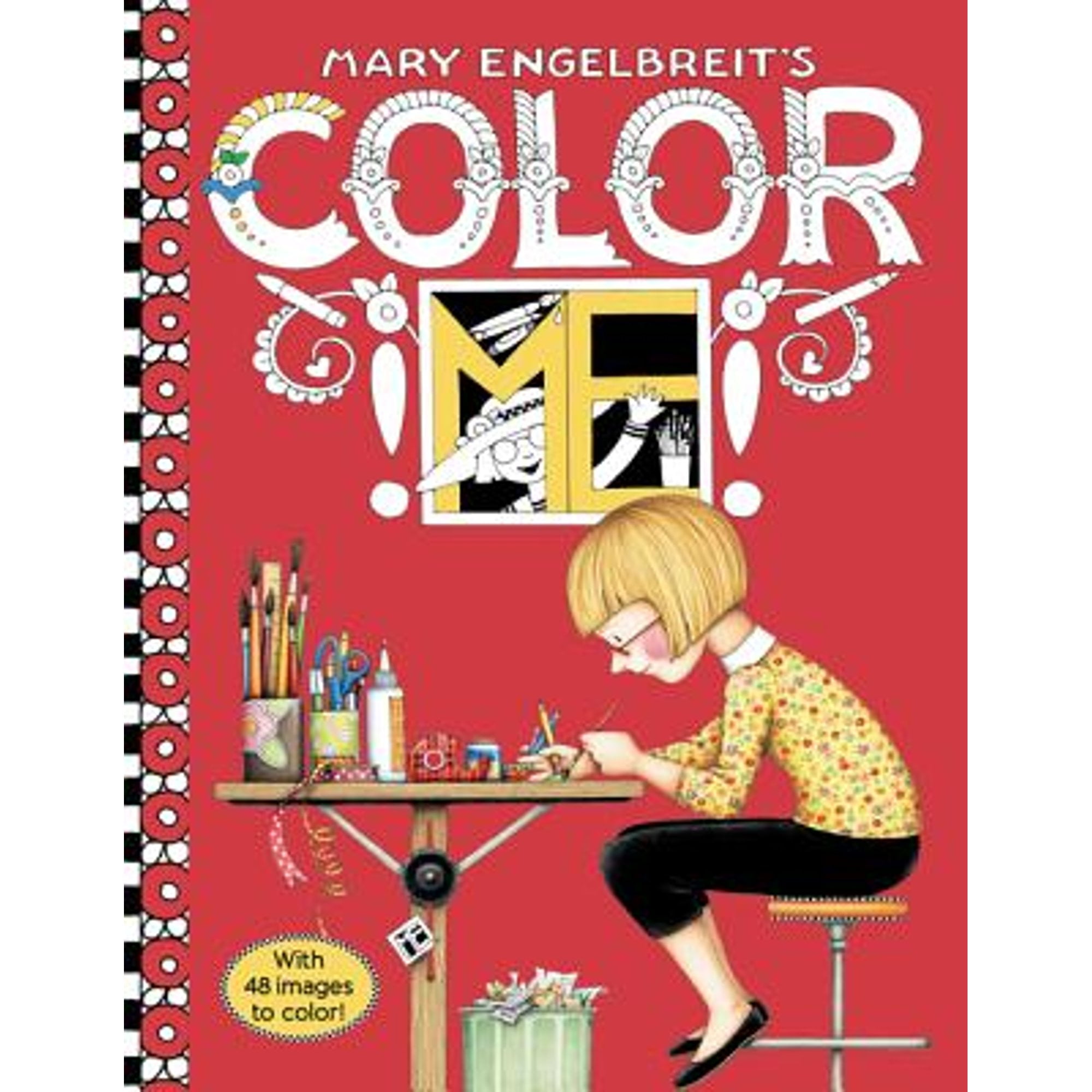 Pre-Owned Mary Engelbreit's Color Me Coloring Book: Coloring Book for ...