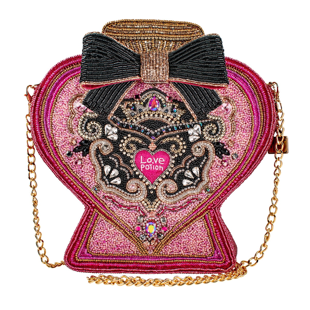 Mary Frances LOVE POTION Pink Beaded Handbag Purse, 2022 Fall ...