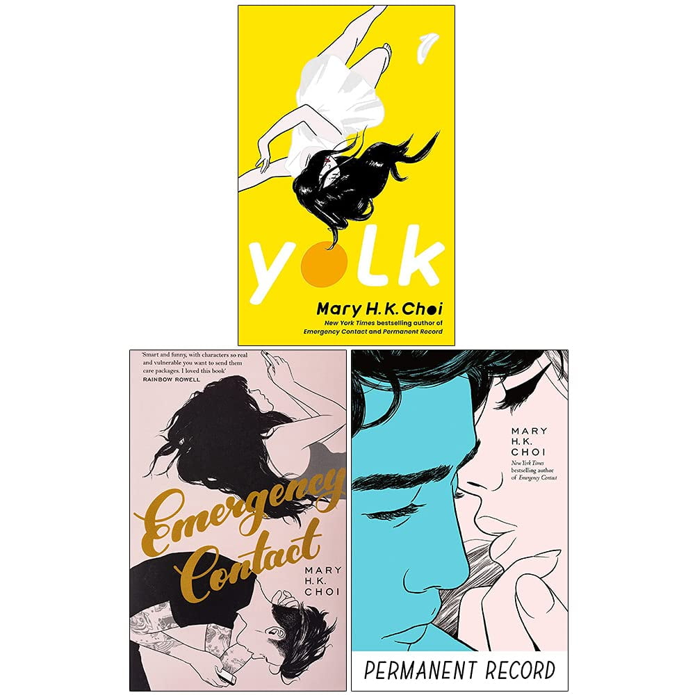 Mary H. K. Choi 3 Books Collection Set (Yolk, Permanent Record ...