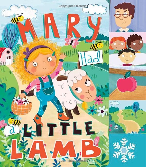Pre-Owned Mary Had a Little Lamb Nursery Rhyme Board Book - Walmart.com