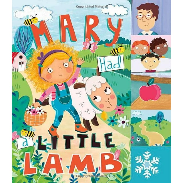 Pre-Owned Mary Had a Little Lamb Nursery Rhyme Board Book - Walmart.com