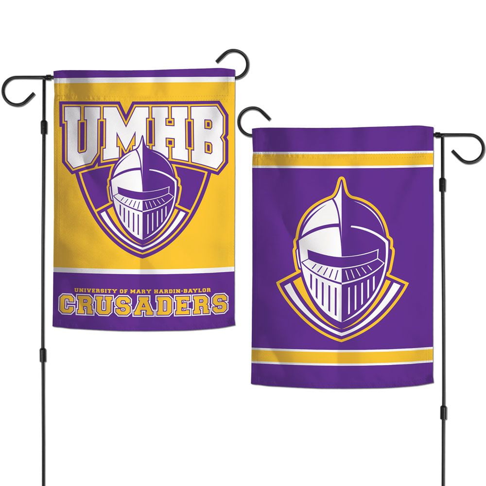 Mary Hardin-Baylor Crusaders 12.5” x 18 inch Double Sided Yard and ...