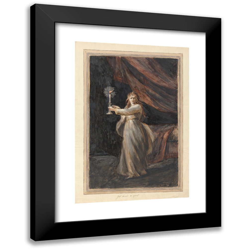Mary Hoare 11x14 Black Modern Framed Museum Art Print Titled - Lady ...
