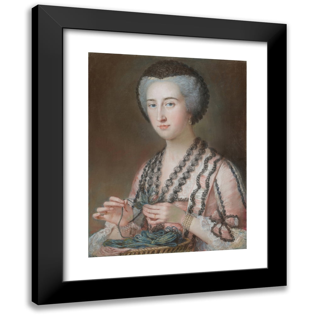 Mary Hoare 15x18 Black Modern Framed Museum Art Print Titled - Lady ...