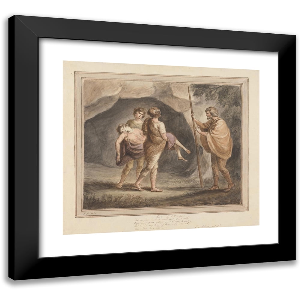 Mary Hoare 22x20 Black Modern Framed Museum Art Print Titled ...