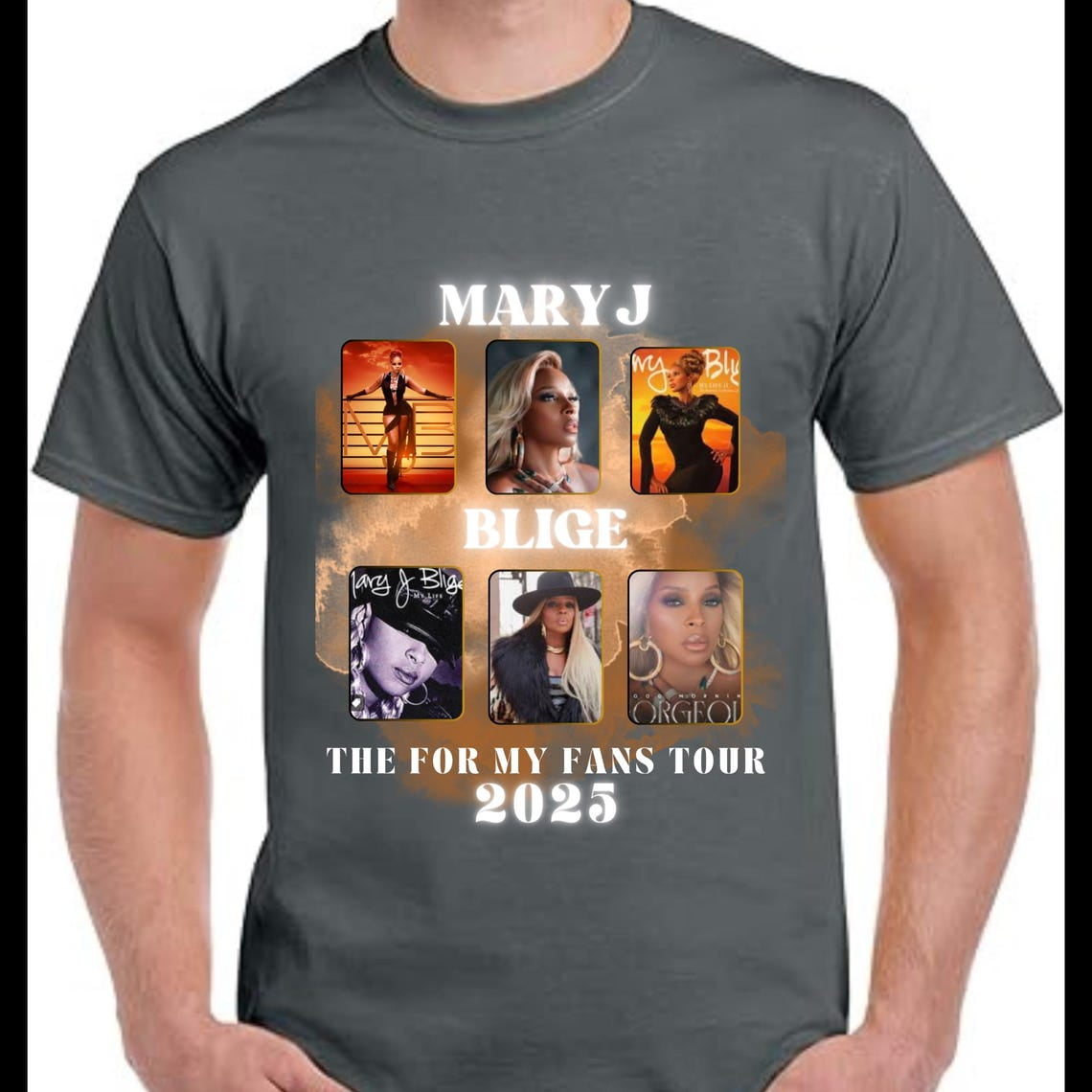 Mary J Blige Concert Unisex Tee, The For My Fans 2025 Tour Music ...