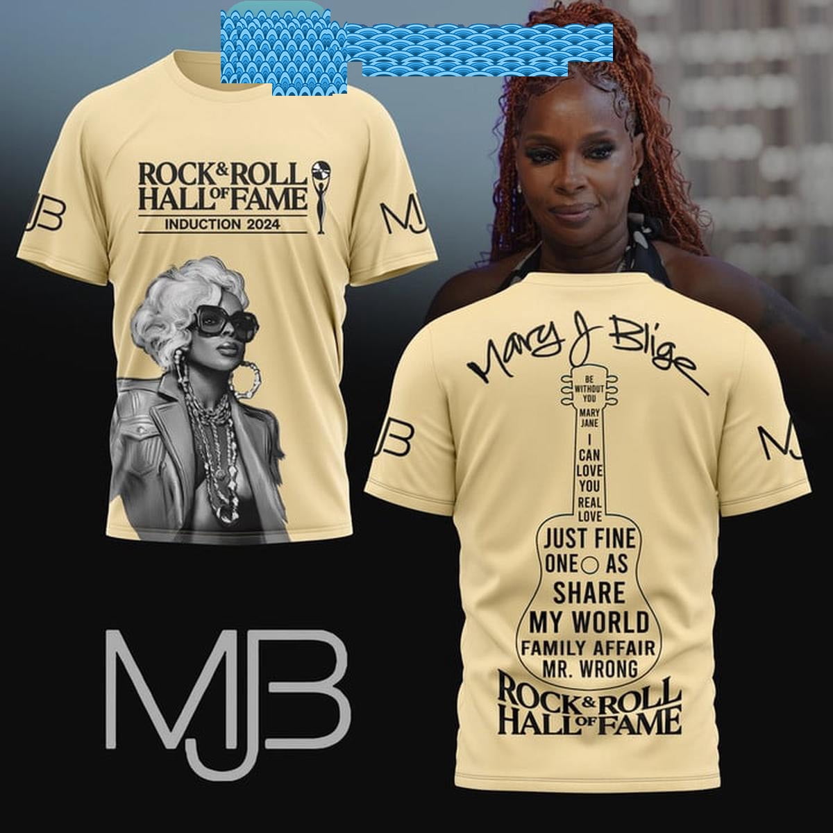 Mary J Blige Family Affair Rock And Roll Hall Of Fame 2024 Hoodie T ...
