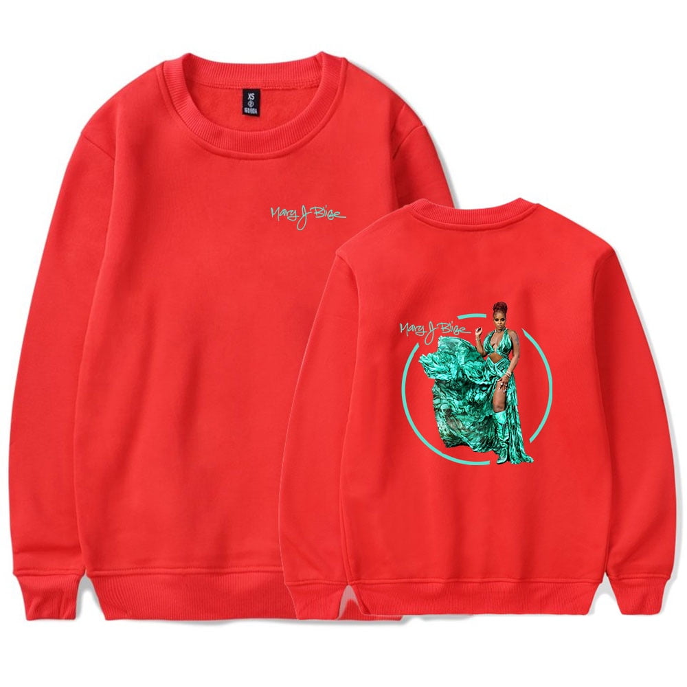 Mary J. Blige Merch The For My Fans Tour 2025 Print Crewneck Sweatshirt ...