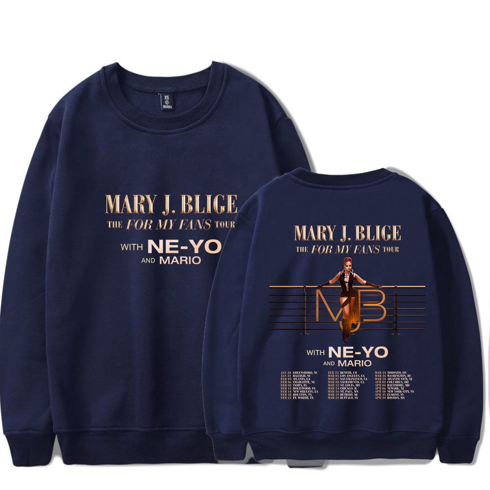 Mary J. Blige The For My Fans Tour 2025 Crewneck Sweatshirt Unisex ...