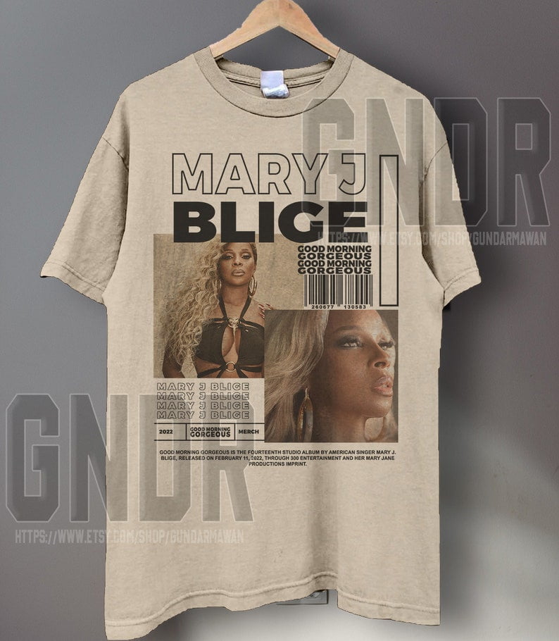 Mary J. Blige The Good Morning Gorgeous Tour 2022 Shirt, Mary J. Blige ...