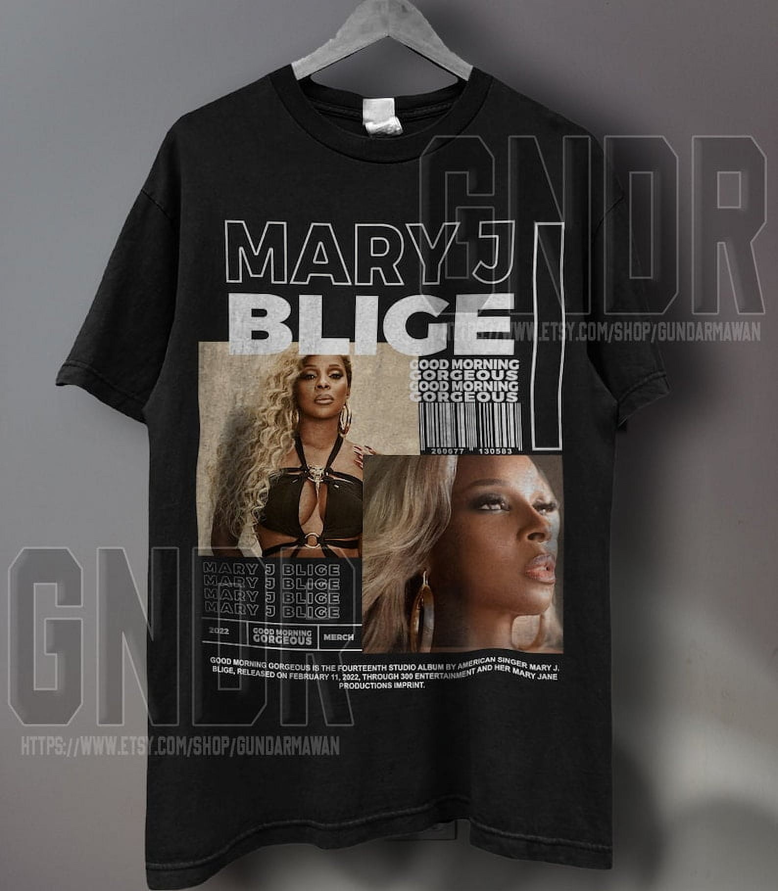 Mary J. Blige The Good Morning Gorgeous Tour 2022 Shirt, Mary J. Blige ...