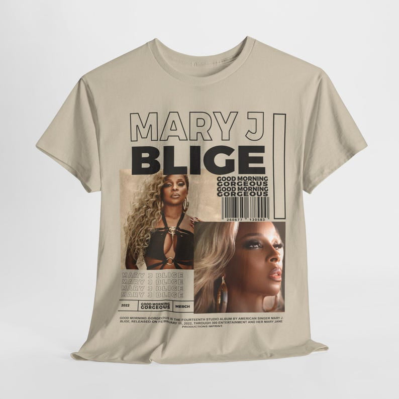 Mary J. Blige The Good Morning Gorgeous Tour 2022 Shirt, Mary J. Blige ...