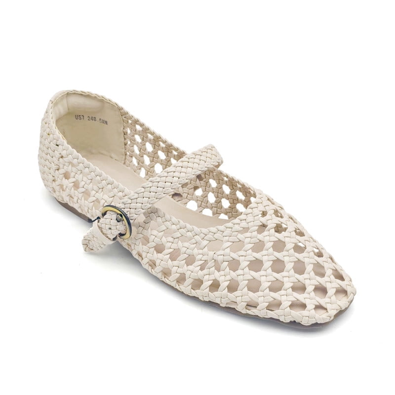 Mary Jane Flats for Women, Comfortable Round Toe Dressy Ballet Flats ...